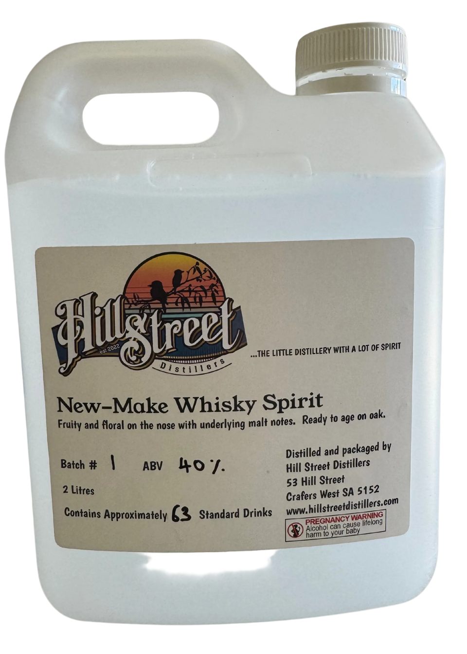New-Make Whisky Spirit (Raw Whisky) 2L | Fill Your New Whisky Barrel ...