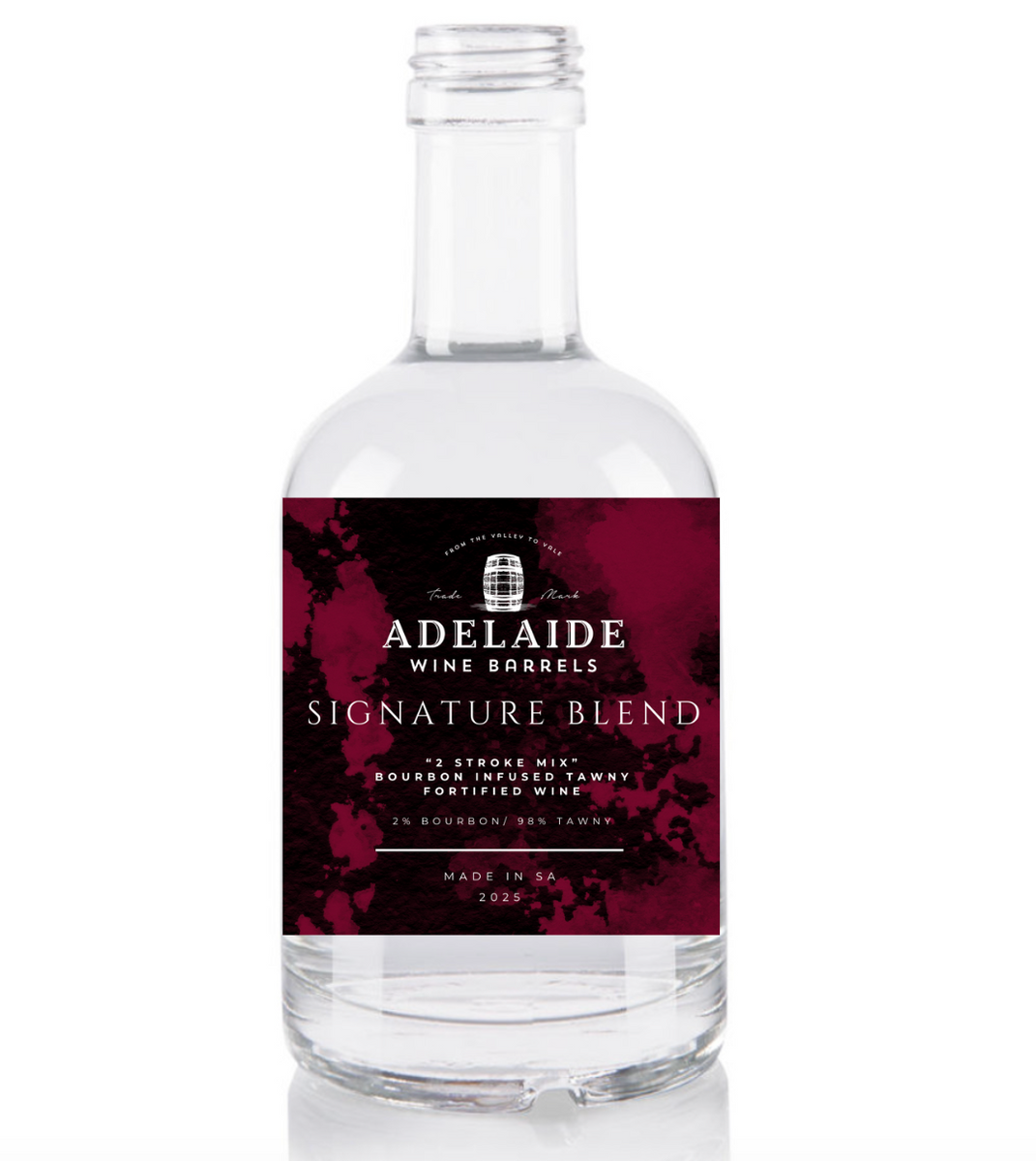 Personalised Glass Bottles with Signature Blend Labels | Classy Gift ...