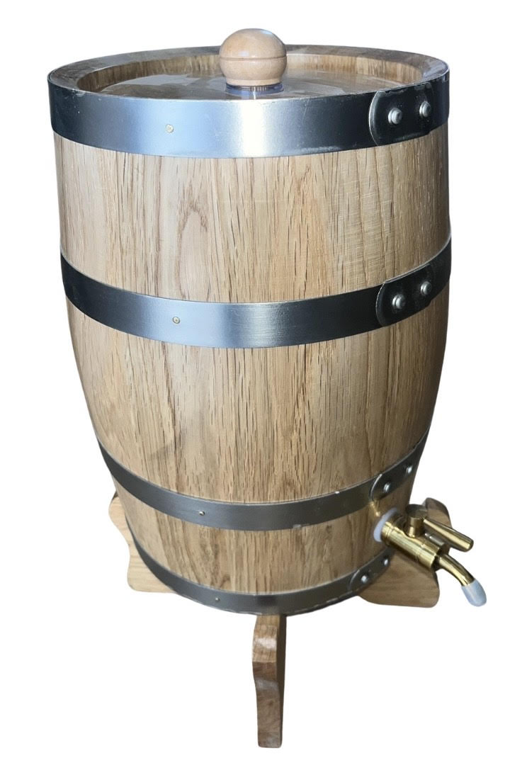 5L American Oak Barrel (Medium char) UPRIGHT – adelaidewinebarrels
